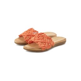 Lascana Mules female Orange size 36
