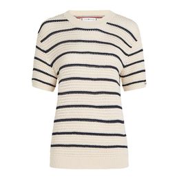 Tommy Hilfiger Pullover Damen Gr&ouml;&szlig;e XXL marine / offwhite