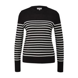 s.Oliver Pullover Damen Gr&ouml;&szlig;e S schwarz / wei&szlig;