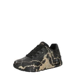 Skechers Sneaker 'Uno &ndash; Marble Marvel' Damen Gr&ouml;&szlig;e 38 gold / schwarz