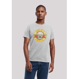 F4NT4STIC Herren T-Shirt "Guns 'n' Roses Vintage Bullet Logo", grau, Gr. L, Obermaterial: 100% Baumwolle, Shirts, Premium Qualität Streetwear