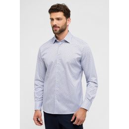 Eterna Herren Langarmhemd "MODERN FIT", blau, Gr. 44, Twill, 100% Baumwolle, Hemden, EASY IRON (b&uuml;gelleicht)