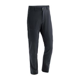 Maier Sports Herren Outdoorhose "Latit Slim M", schwarz, Gr. 48, 88% Polyester (recycelt), 12% Elasthan, Hosen, Herren Wanderhose, lange