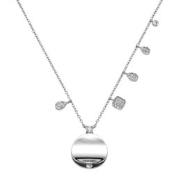 Smart Jewel Damen Collier "Verschiedene Behänge mit Zirkonia, Silber 925", 45cm, Silber 925 (Sterlingsilber), silber, Silber 925 (Sterlingsilber),