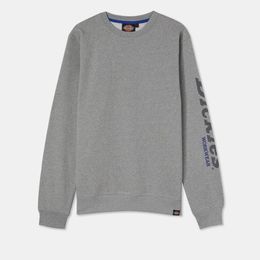 Dickies Mädchen Kapuzensweatshirt "Dickies Workwear Sweatshirt OKEMO GRAPHIC SWEATSHIRT", grau, Gr. M, Obermaterial: 80% Baumwolle, 20% Polyester,