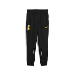 Puma Kinder Sporthose "Borussia Dortmund ftblARCHIVE Hose Herren", gelb, Gr. S, Obermaterial: 100% Polyester; Unteres Hosenfutter: 100% Nylon; Oberes
