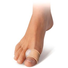 Fußgut FUSSGUT Damen Hallux-Bandage "Softkissen mit Fixierband, verhindert Reiben", beige, Polymer-Gel, Zehenkorrektoren, Druckentlastung bei Hühneraugen,