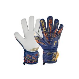 Reusch Damen Torwarthandschuhe "Attrakt Grip", bunt, Gr. 11, mehrfarbig, 34% Polyester, 25% Elastodien, 5% Polyurethan, 1% Baumwolle, Handschuhe, mit