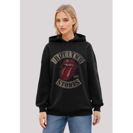 F4NT4STIC Damen Kapuzenpullover "The Rolling Stones Tour '78", schwarz, Gr. XS, Obermaterial: 80% Baumwolle, 20% Polyester, Pullover, Premium