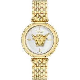 Versace Damen Quarzuhr "MEDUSA HERITAGE", gold, Armbanduhren, Armbanduhr, Damenuhr, Swiss Made, Saphirglas, Edelstahlarmband, analog