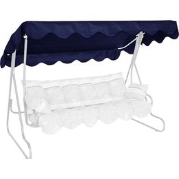 Hollywoodschaukelersatzdach, B:210cm T:145cm, blau, Angerer FREIZEITM&Ouml;BEL, Polyester, Sonnensegel, "TOPSELLER", (B/T): ca. 210x145 cm