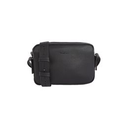 Calvin Klein Damen Mini Bag "MODERN BUSINESS FLAT CAMERA BAG", schwarz, Lederimitat, Polyester, Taschen, Herren-Umhängetasche, Schultertasche