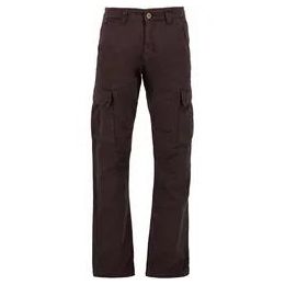 Cargohose Alpha Industries "Alpha Industries Men - Pants Agent Pant", Herren, Gr. 29, Normalgrößen, braun (hunter braun), Obermaterial: 100% Baumwolle, Futter: 100% Baumwolle, Hosen