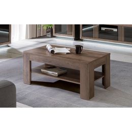 Couchtisch FORTE, B:110cm H:45,5cm T:60cm, braun, Wohnzimmer, Tische, "Savona", Breite ca. 110 cm