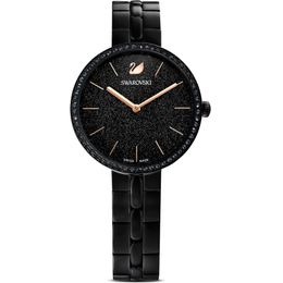 Swarovski Damen Quarzuhr "COSMOPOLITAN", schwarz, Armbanduhren, Armbanduhr, Damenuhr, Swarovski-Kristalle, Swiss Made