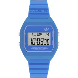 Damen Digitaluhr "DIGITAL TWO", blau, adidas originals, Armbanduhren, Armbanduhr, Quarzuhr, Damenuhr, Herrenuhr