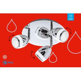 LED Deckenspot "RINGO", silber, Briloner Leuchten, Leuchten