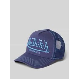 Von Dutch Trucker Cap mit Label-Stitching Modell 'RIVERSIDE'