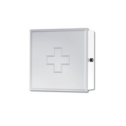 Sieper Medizinschrank weiß, silber matt 39 x 39 cm