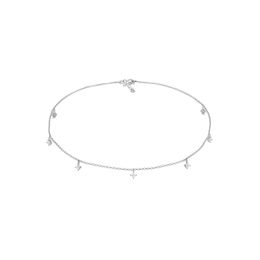 Elli Halskette Choker, Kristall Kette Damen Gr&ouml;&szlig;e 36 silber