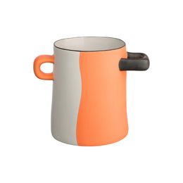 Asa vase, orange geteilt