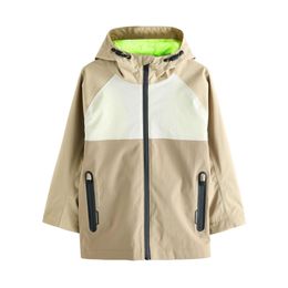 next Jacke Jungen Gr&ouml;&szlig;e 134 hellbeige / dunkelbeige