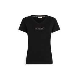 Liu Jo T-Shirt Damen Gr&ouml;&szlig;e XXL gold / schwarz