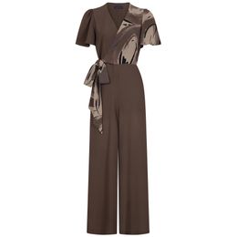 HotSquash Jumpsuit Damen Gr&ouml;&szlig;e XS/S beige / braun / schwarz