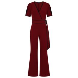 HotSquash Jumpsuit Damen Gr&ouml;&szlig;e M weinrot / schwarz