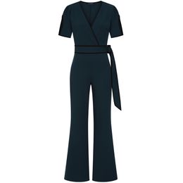 HotSquash Jumpsuit Damen Gr&ouml;&szlig;e S cyanblau / schwarz