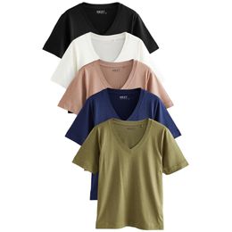next T-Shirt Damen Gr&ouml;&szlig;e XS navy / hellgr&uuml;n / hellorange / schwarz / wei&szlig;
