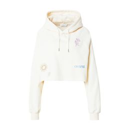 Oh April Sweatshirt 'Scribble' Damen Gr&ouml;&szlig;e L hellbeige / hellblau / braun / lila