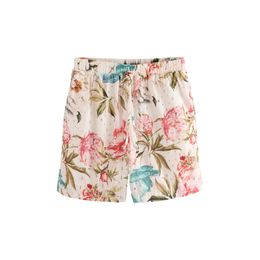 next Shorts Damen Gr&ouml;&szlig;e 34 creme / hellblau / dunkelgr&uuml;n / pink