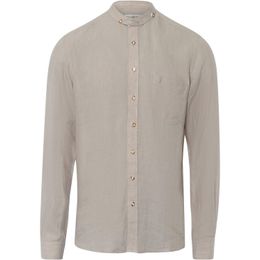 Almsach Slim Fit Leinenhemd Sand (Gr&ouml;&szlig;e: L)