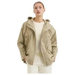 Marc O'Polo Outdoorjacke MARC O'POLO "aus Organic Cotton-Twill", Damen, Gr. 42, beige (dusty sand), Obermaterial: 100% Baumwolle, unifarben, casual, relaxed fit, Langarm normaler Saum, Jacken, Topseller