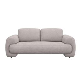 2,5-Sitzer FLEXLUX "Molino Designsofa, Polstersofa, Einzelsofa, Couch", beige (champagne), B:247cm H:83cm T:108cm, 100% Polyester, Sofas, Kaltschaum & Stahl-Wellen f&uuml;r erstklassigen Sitzkomfort, F&uuml;sse Schwarz