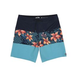 Boardshorts Billabong "Tribong Pro", Jungen, Gr. 24, blau (coastal), 90% Polyester, 10% Elasthan, Hosen