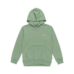 Hoodie Billabong "Foundation", Kinder, Gr. S, grün (moss), 55% Baumwolle, 25% Baumwolle, 20% Polyester, Sweatshirts