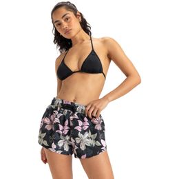 Boardshorts Roxy "No Bad Waves", Damen, Gr. M, anthacite sunny floral swim, [Hauptstoff] 100% Polyester, Hosen