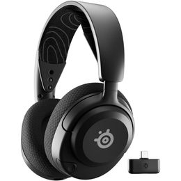 SteelSeries Arctis Nova 5 Kopfhörer Noise cancelling gaming wireless mit Mikrofon - Schwarz