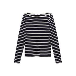 Mango Shirt 'FRENCHI' Damen Größe XL navy / weiß
