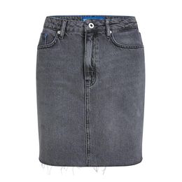 KARL LAGERFELD JEANS Rock Damen Gr&ouml;&szlig;e 40 azur / grey denim / schwarz