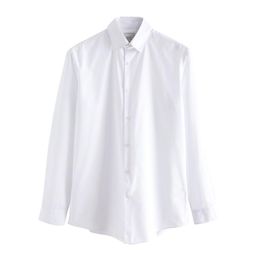 next Button Up Shirt male White size 14