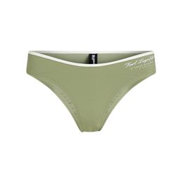 K by KARL LAGERFELD Karl Lagerfeld Bikinihose Damen Gr&ouml;&szlig;e XS apfel / wei&szlig;