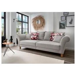 Big-Sofa Home Affaire "Tassilo", grau, B:266cm H:95cm T:110cm, 100% Polyester, Sofas