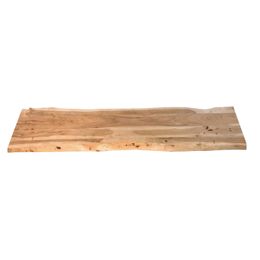 Tischplatte Baumkante Akazie Natur 200 x 40 cm CURTIS