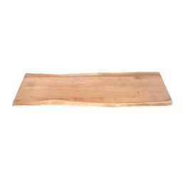 Tischplatte Baumkante Akazie Natur 200 x 60 cm CURT