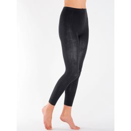 Rogo Damen Leggings mit Dehnbund, schwarz, Gr&ouml;&szlig;e 40/42