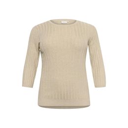 Kaffe CURVE Pullover 'Lizzy' Damen Größe XL beige