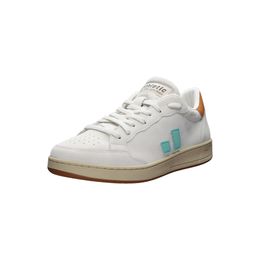 Sneaker Ethletic "Jesse", Damen, Gr. 39, wei&szlig; (chalk wei&szlig;, holiday gr&uuml;n), Obermaterial: 55% Polyurethan, 45% Polyester. Futter: 100% Polyester. Decksohle: 100% Polyester. Sohle: Naturkautschuk, Schuhe Sneaker, recycled Produkt